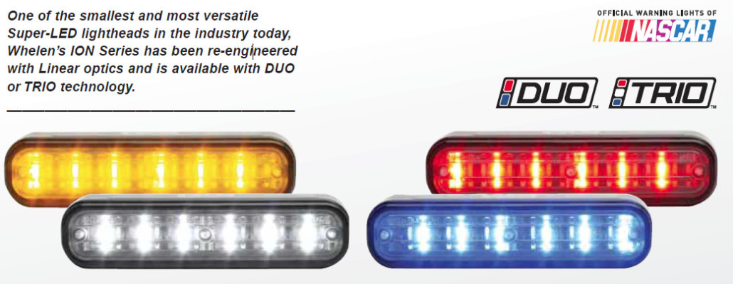 Whelen: Ion DUO & TRIO Series – WATTCO – Emergency Equipment Integrators